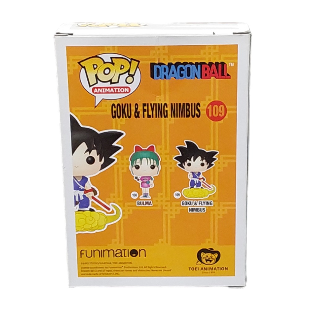 Pre-owned Funko POP! #109 Dragon Ball Z - Goku & Flying Nimbus - Own4Less